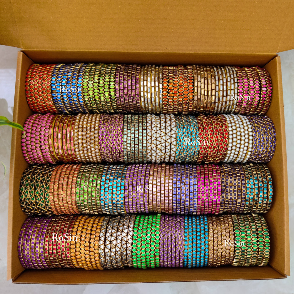 Glass bangles – Rosin