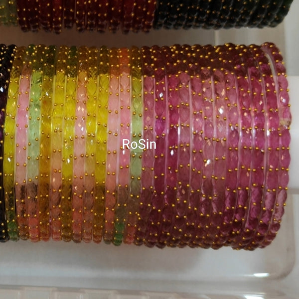 OG Raindrop crystal glass bangles premium first quality (1 dozen) – Rosin