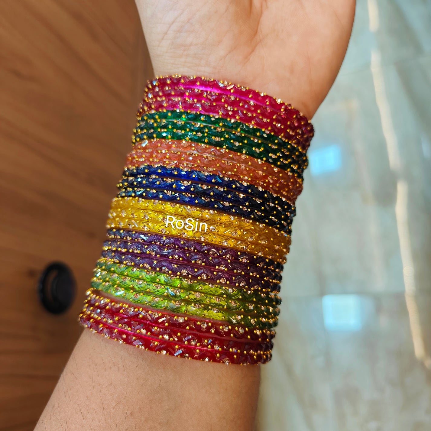 Rosin - Handmade silkthread bangles & hair accessories