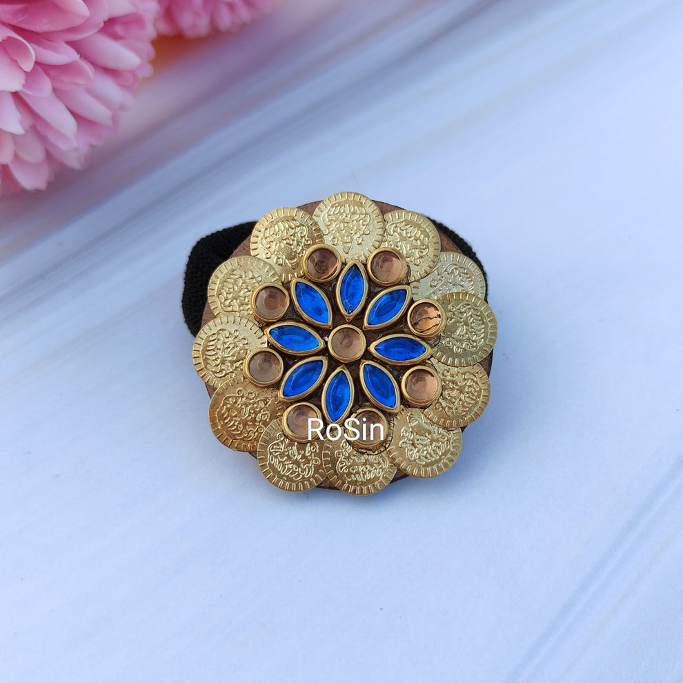 Large coin dark blue – Rosin
